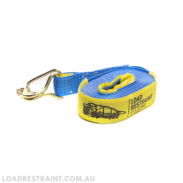 Winch Replacement Strap 50mm x 9mtr LC 2500kg With Hook And Keeper ...