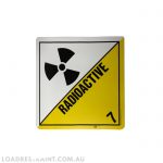 Sign - Radioactive 7 - Load Restraint