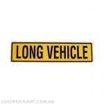 Metal Hinged Long Vehicle Sign 1200mm x 300mm - Load Restraint