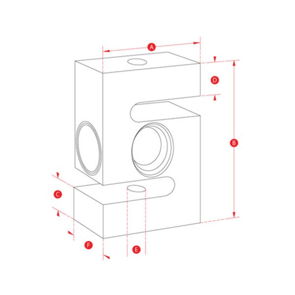 Shear Beam Tension and Compression - S Beam Load Cell - Load Restraint