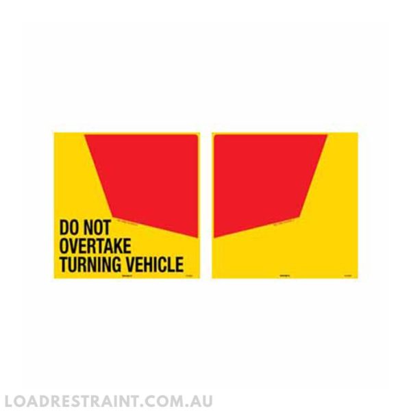 400mm x 300mm Rear Marker Signage - Load Restraint