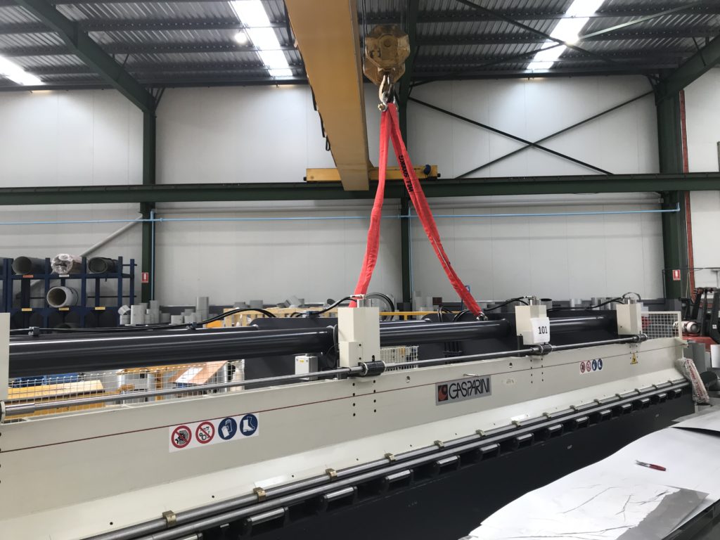 Our Web Slings Lift BIG Equipment - Load Restraint